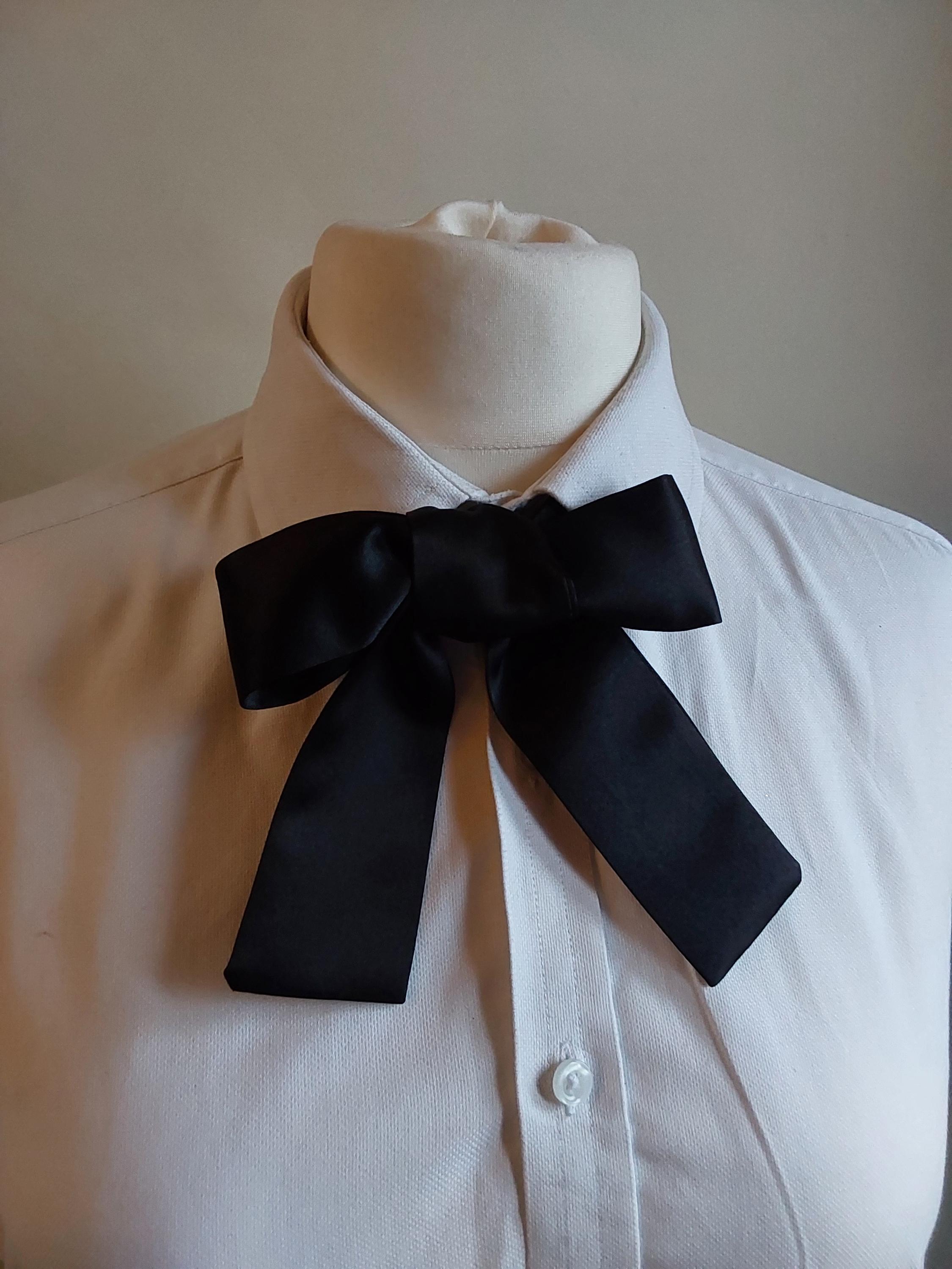Mini Skinny Statement Bow Tie: Double Sided Women's Necktie - Etsy