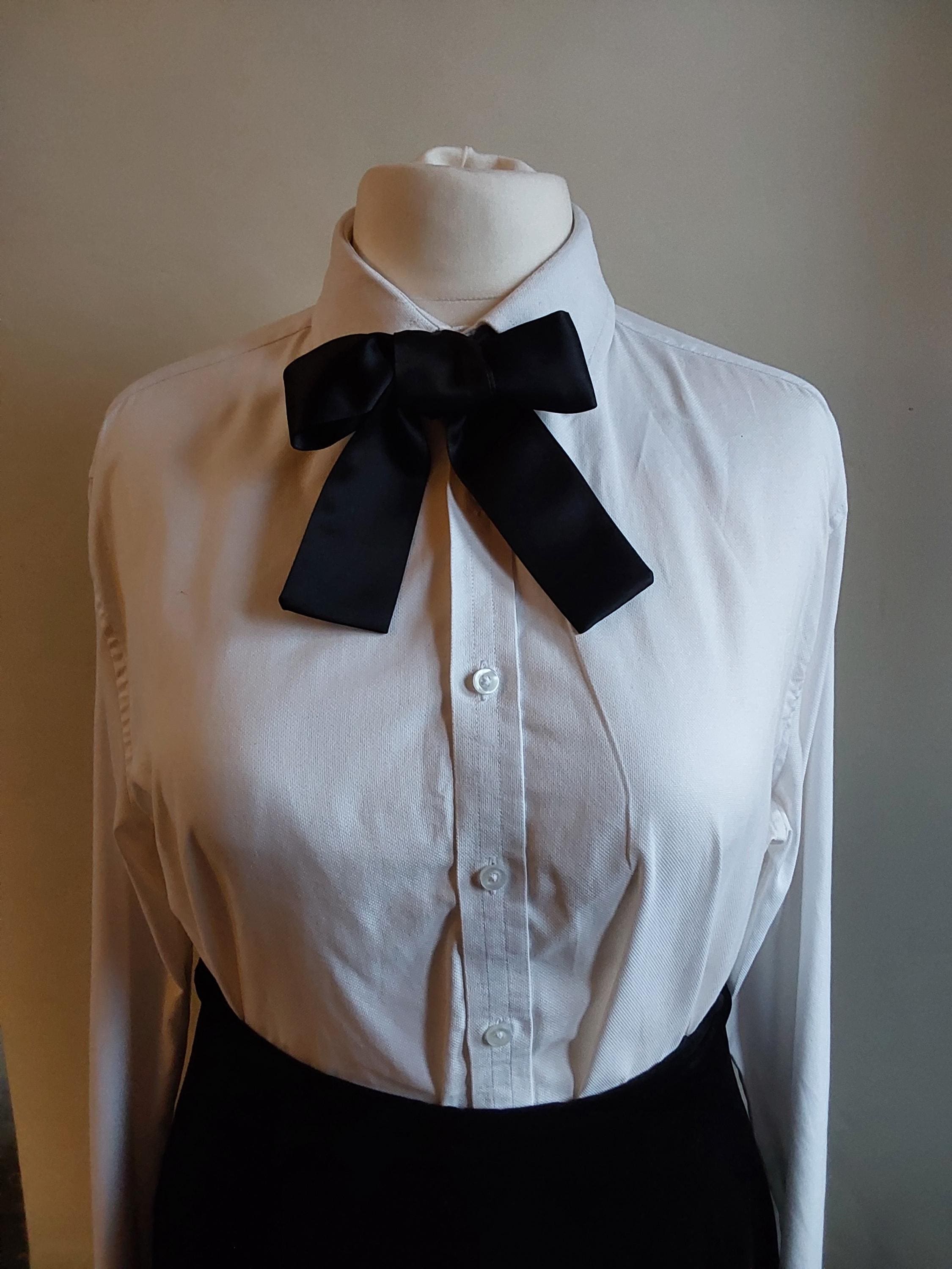 Mini Skinny Statement Bow Tie: Double Sided Women's Necktie - Etsy