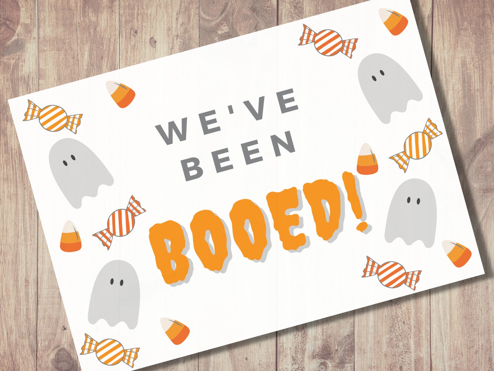 Editable you've Been Booed Printable Signs - Etsy