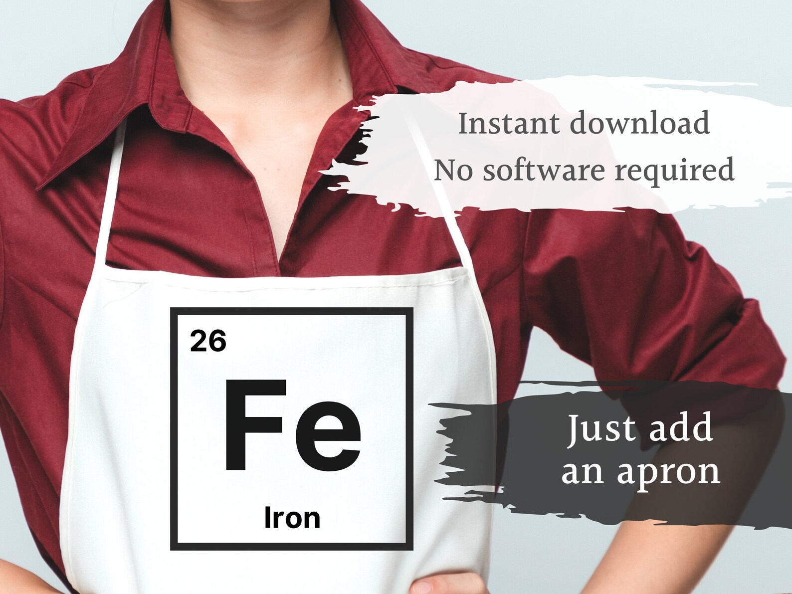 Printable Iron Chef Costume | DIY Cooking Apron Outfit | Instant ...