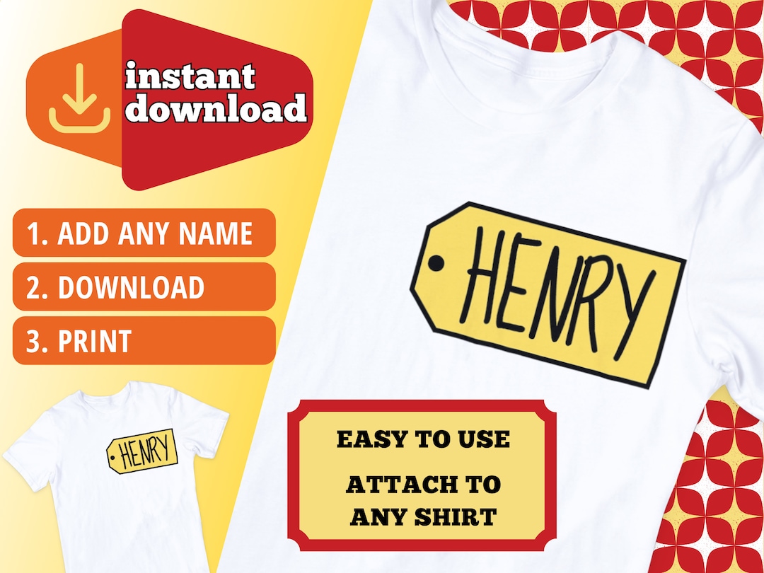 Editable Price is Right Name Tag: DIY Costume Prop (instant Download ...