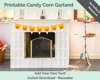 Candy Corn Banner | Etsy