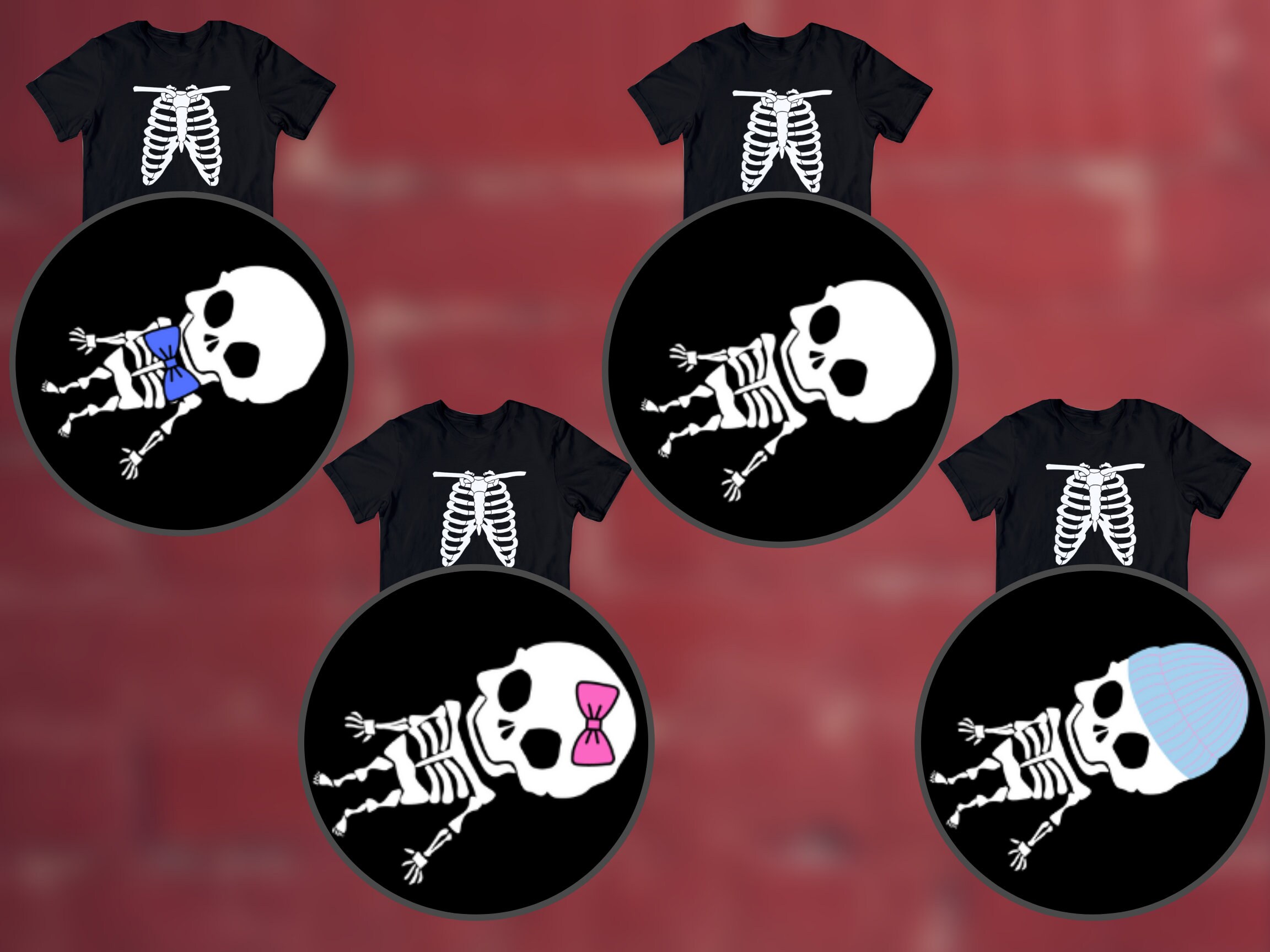 Printable Skeleton Maternity Costume Printable | Instant Download ...