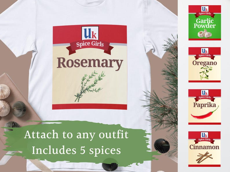 Printable Spice Girls Costume | DIY Group Halloween Outfit | Instant ...
