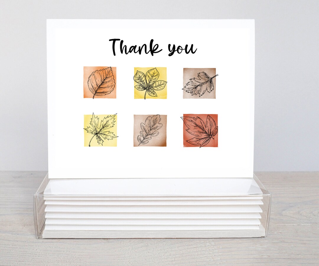 Thank You Fall Leaves - Etsy