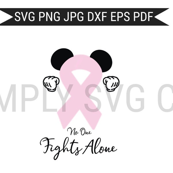 Minnie Mouse Cancer Svg - Etsy