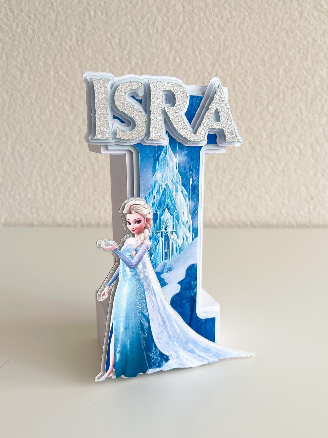3D Elsa Frozen Brieven | Party Decor | Kamer Decor | Party Middelpunt ...