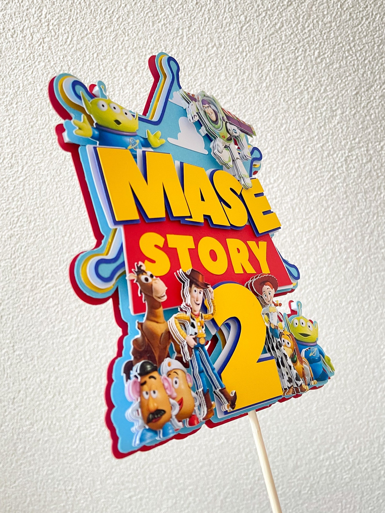 Toy Story Birthday Cake Topper | Party Decor, Centerpiece - Etsy