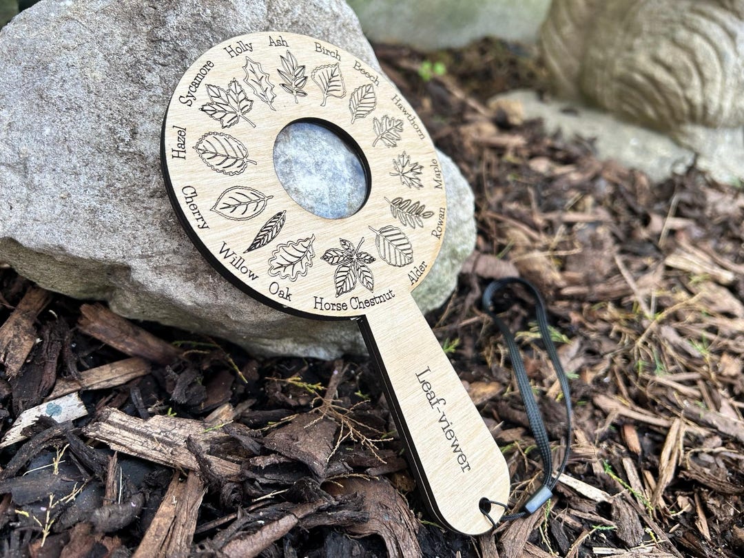 Personalized Leaf ID Magnifying Glass - Gift - Etsy