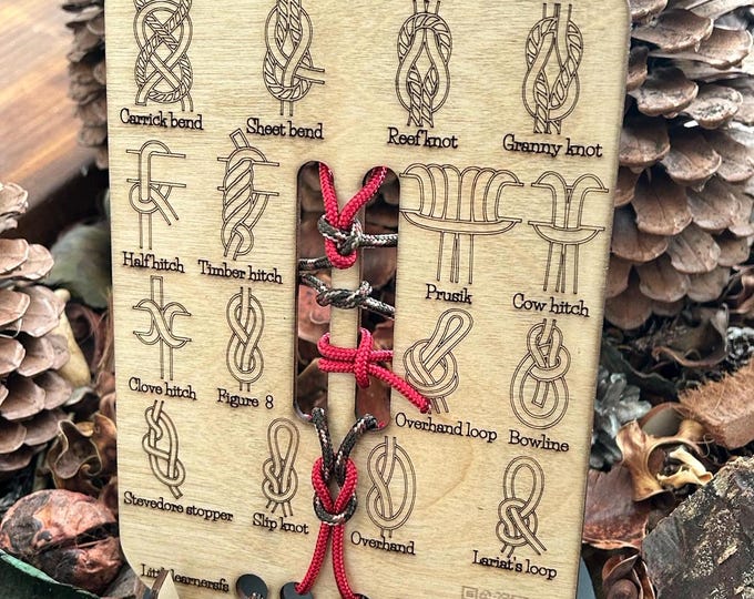 Knot Tying Board - Etsy