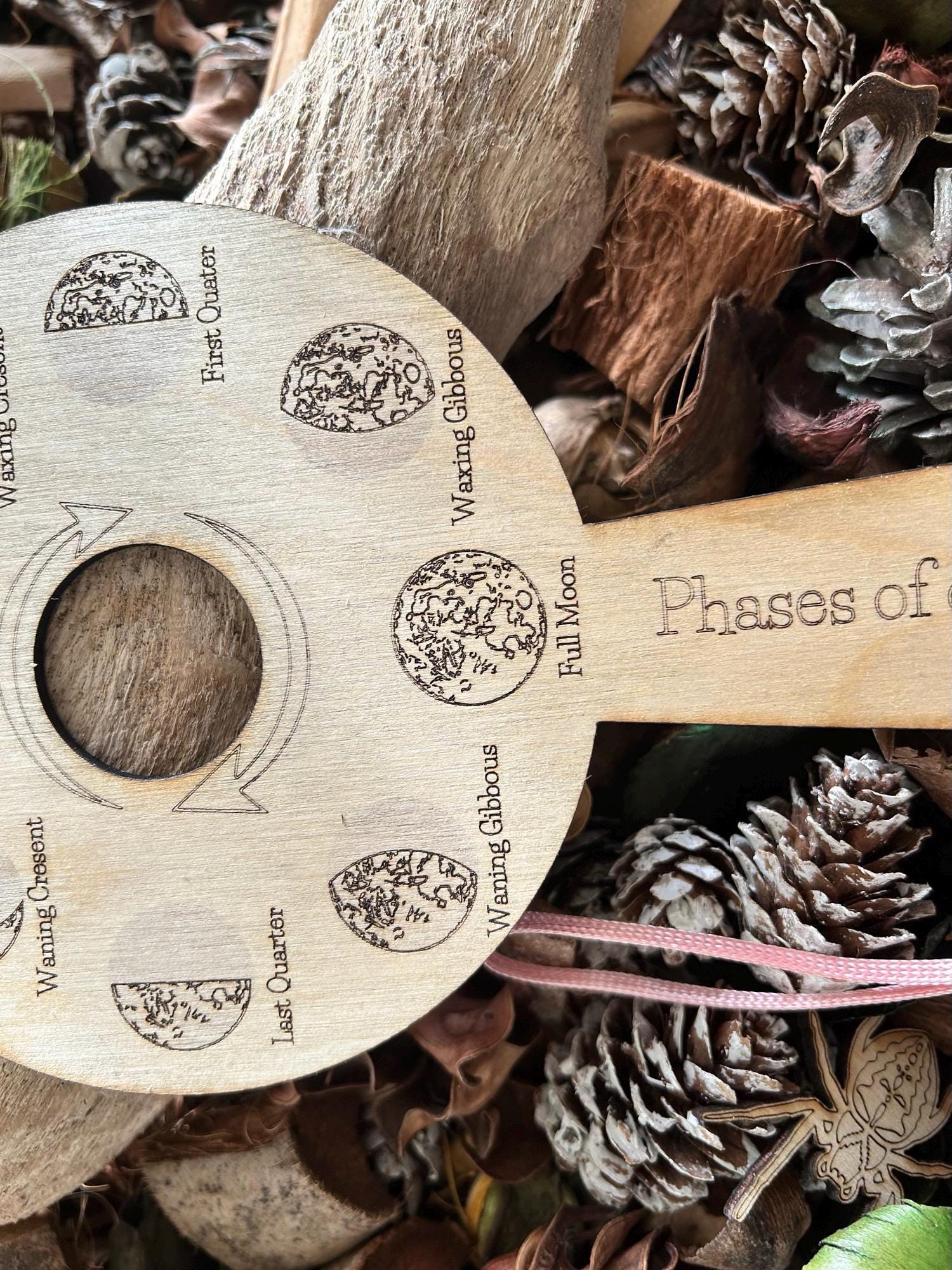 Lunar Cycle Wooden Lollipop, Phases of the Moon (eco-friendly) - Etsy