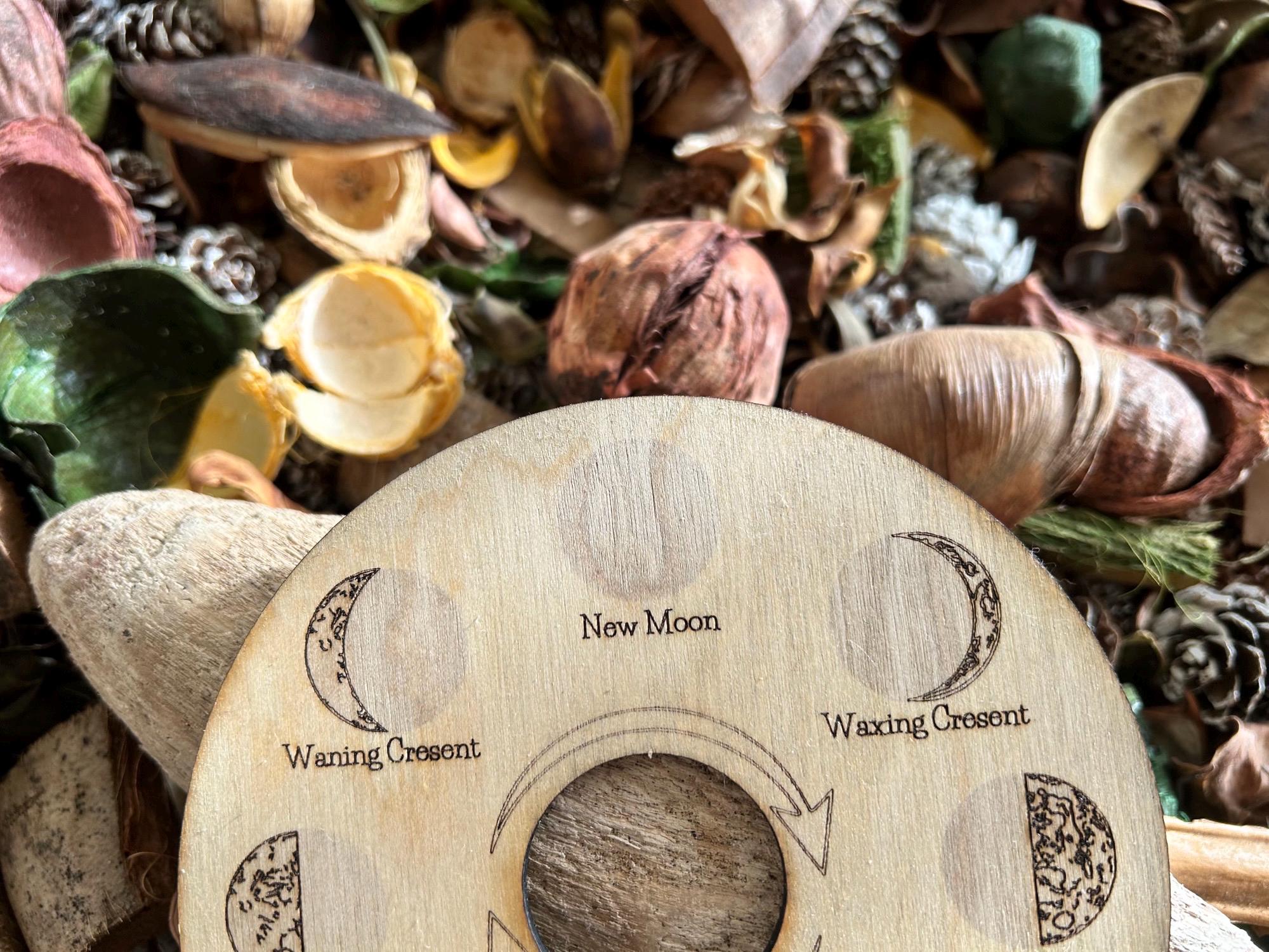 Phases of the Moon, Lunar Cycle, Lollipop Moon Viewing - Etsy