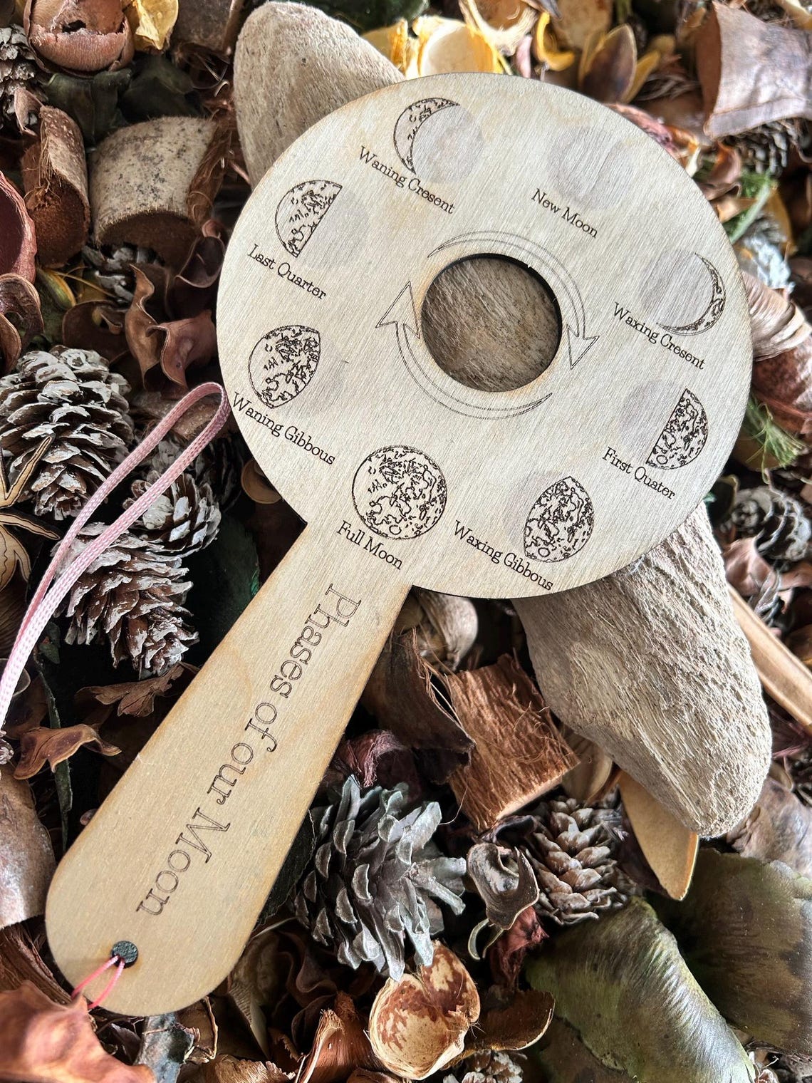 Lunar Cycle Wooden Lollipop, Phases of the Moon (eco-friendly) - Etsy