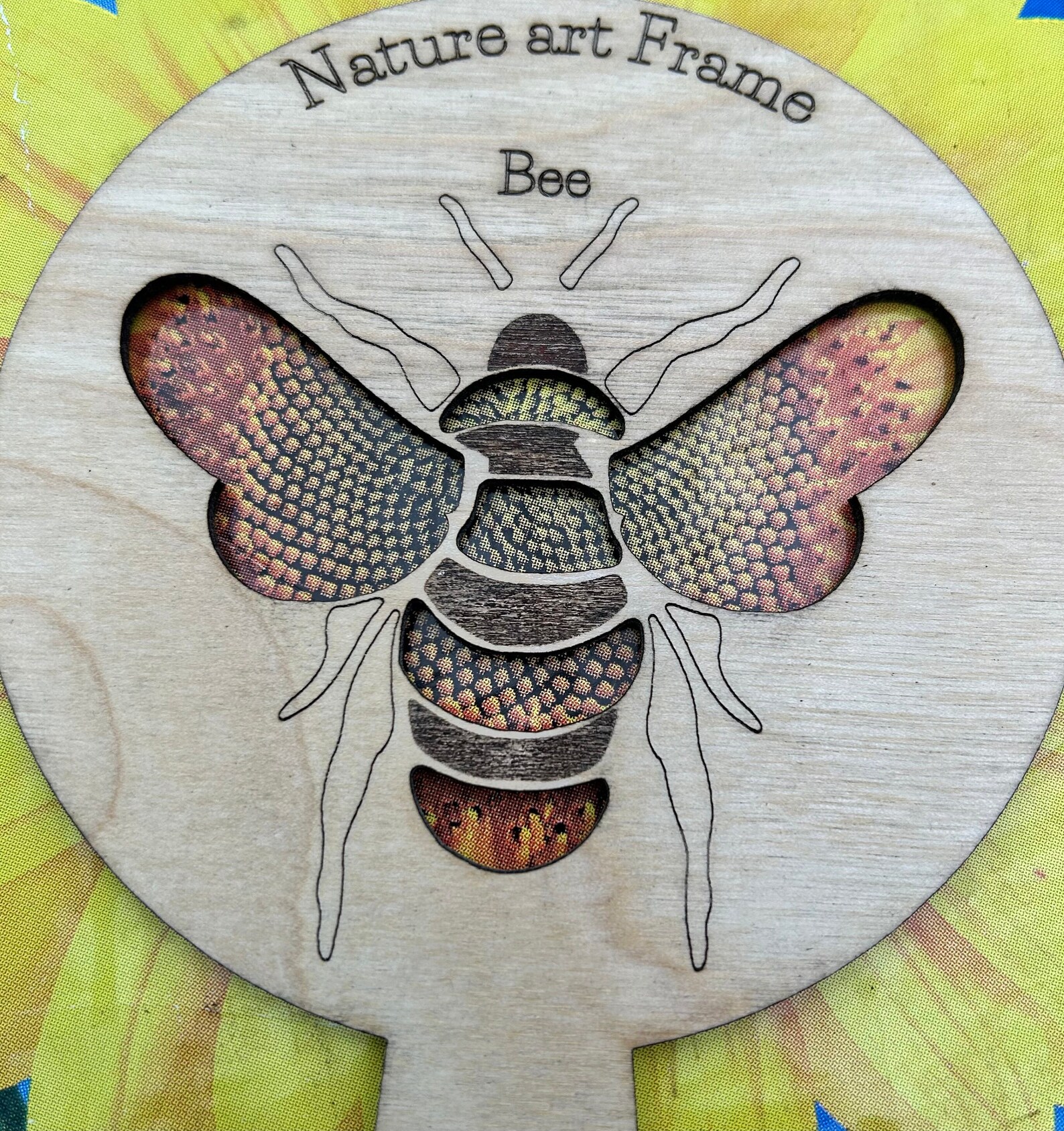 Nature Art Frames X3, Butterfly, Bee, Ladybird, Montessori, Early Years ...