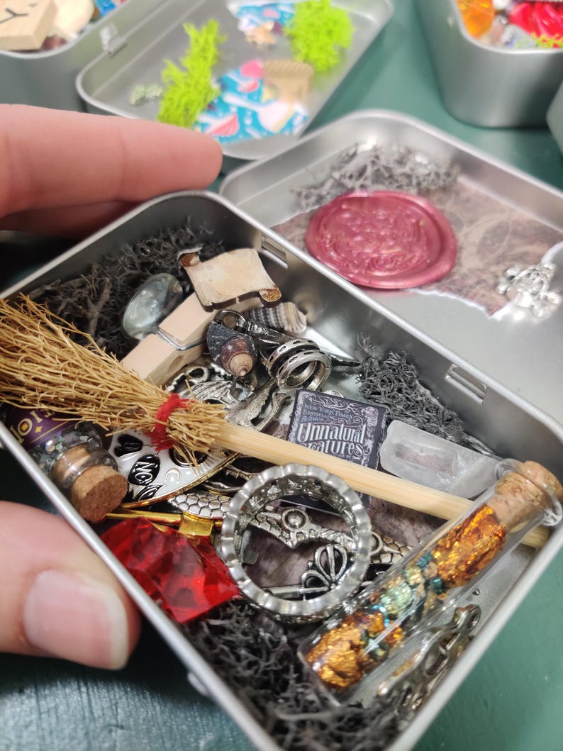 Fairy and Gnome Fantasy Treasure Trinket Tins- Magical Mystery/blind ...