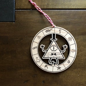 Bill Cipher Christmas Ornament ~ Gravity Falls Ornament ~ Laser Cut ...