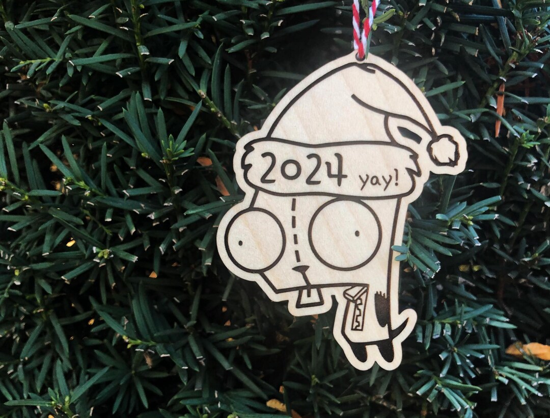 Invader Zim Santa Gir Christmas Ornament ~ Santa Gir Ornament ~ 2025 ...