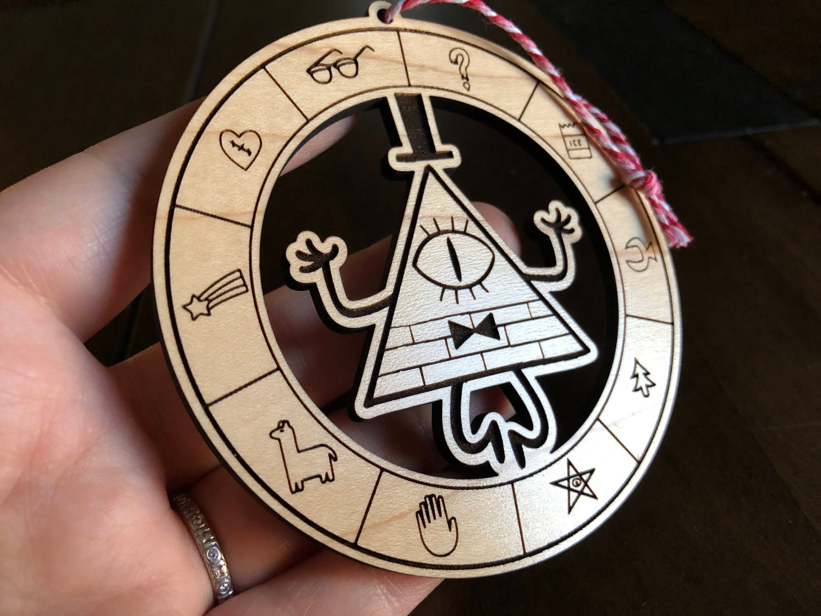 Bill Cipher Christmas Ornament Gravity Falls Ornament - Etsy