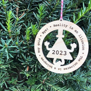 Bill Cipher Christmas Ornament Gravity Falls Ornament Laser Cut Wood ...