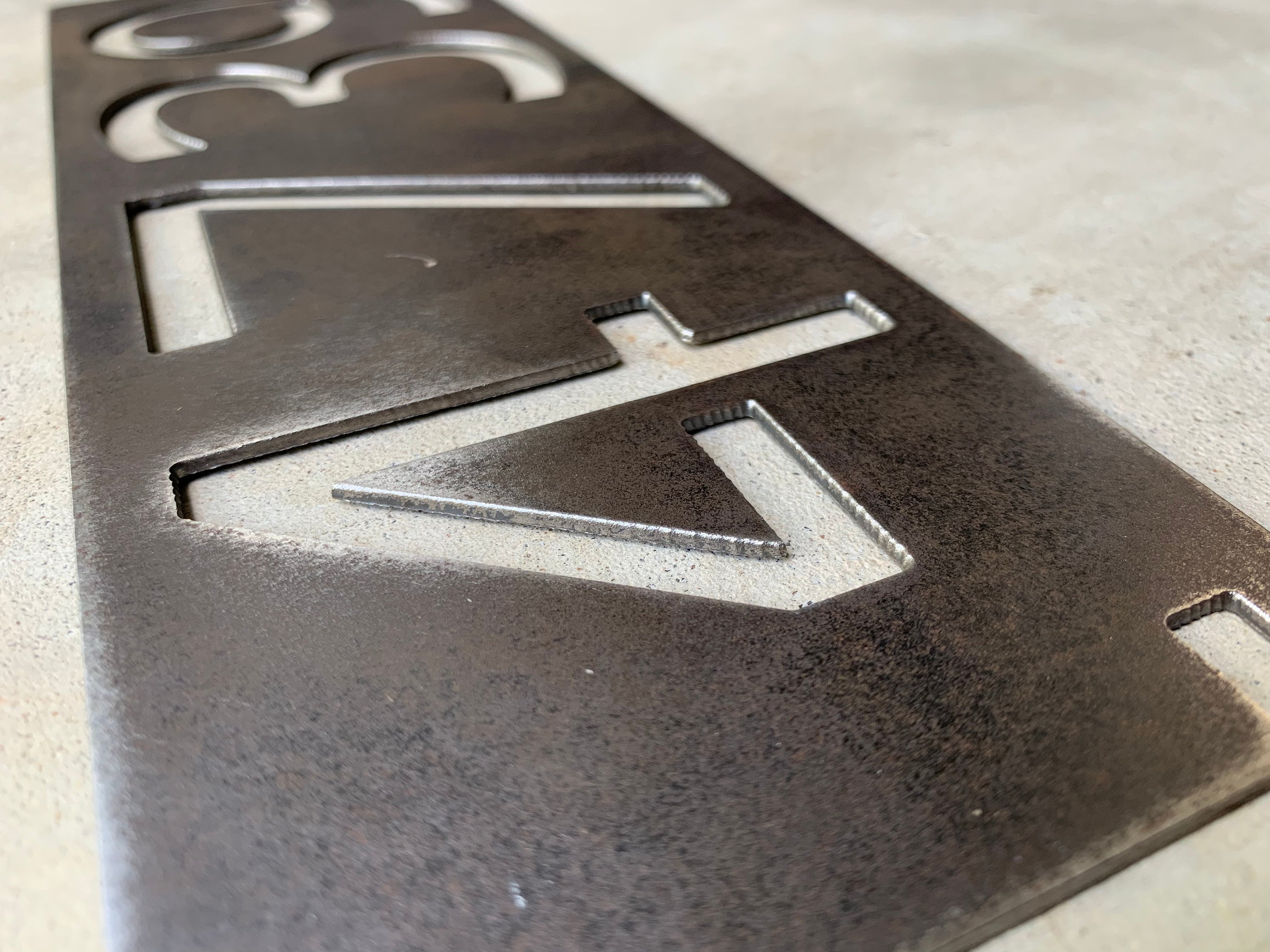 Personalized Number Sign House Number Cnc Plasma Cut Sign - Etsy