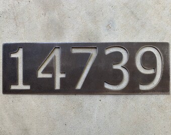 Cnc House Number Sign - Etsy