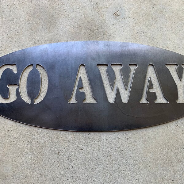 Go Away Sign - Etsy