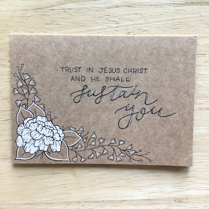 Scripture Blank Greeting Cards - Etsy