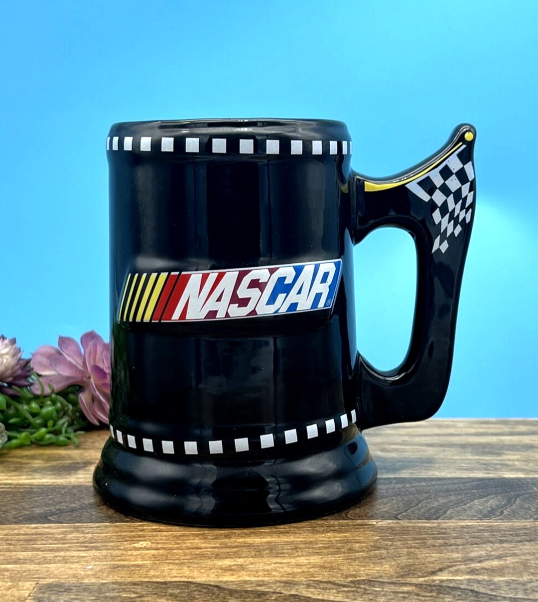 Vintage Sherwood Brands Nascar Racing Ceramic Large Mug Souvenir Mug ...