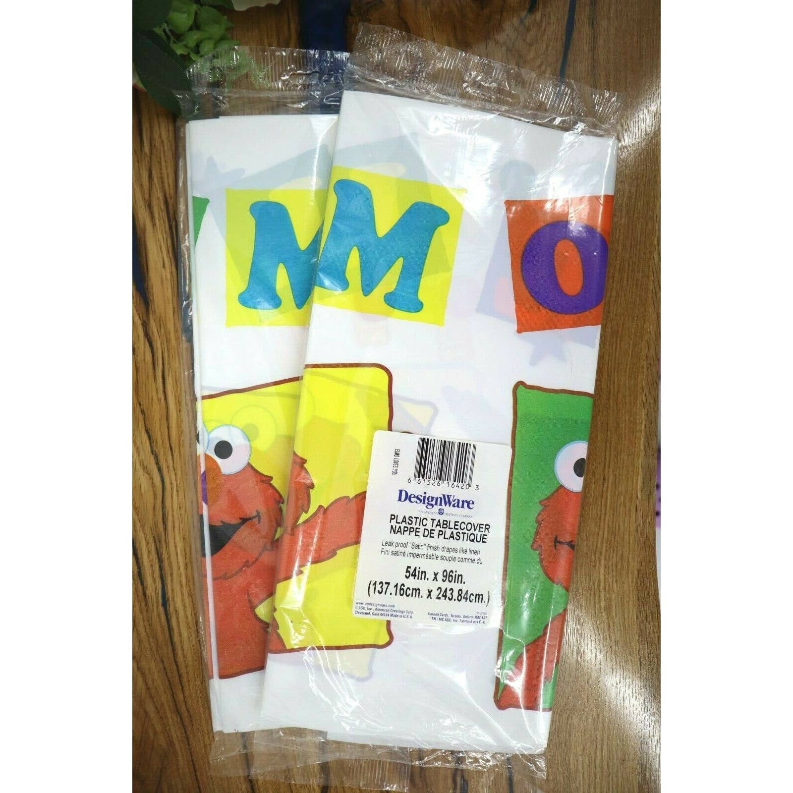 Y2K Elmo Loves You DesignWare Plastic Table Cover Birthday 54x96 NOS ...