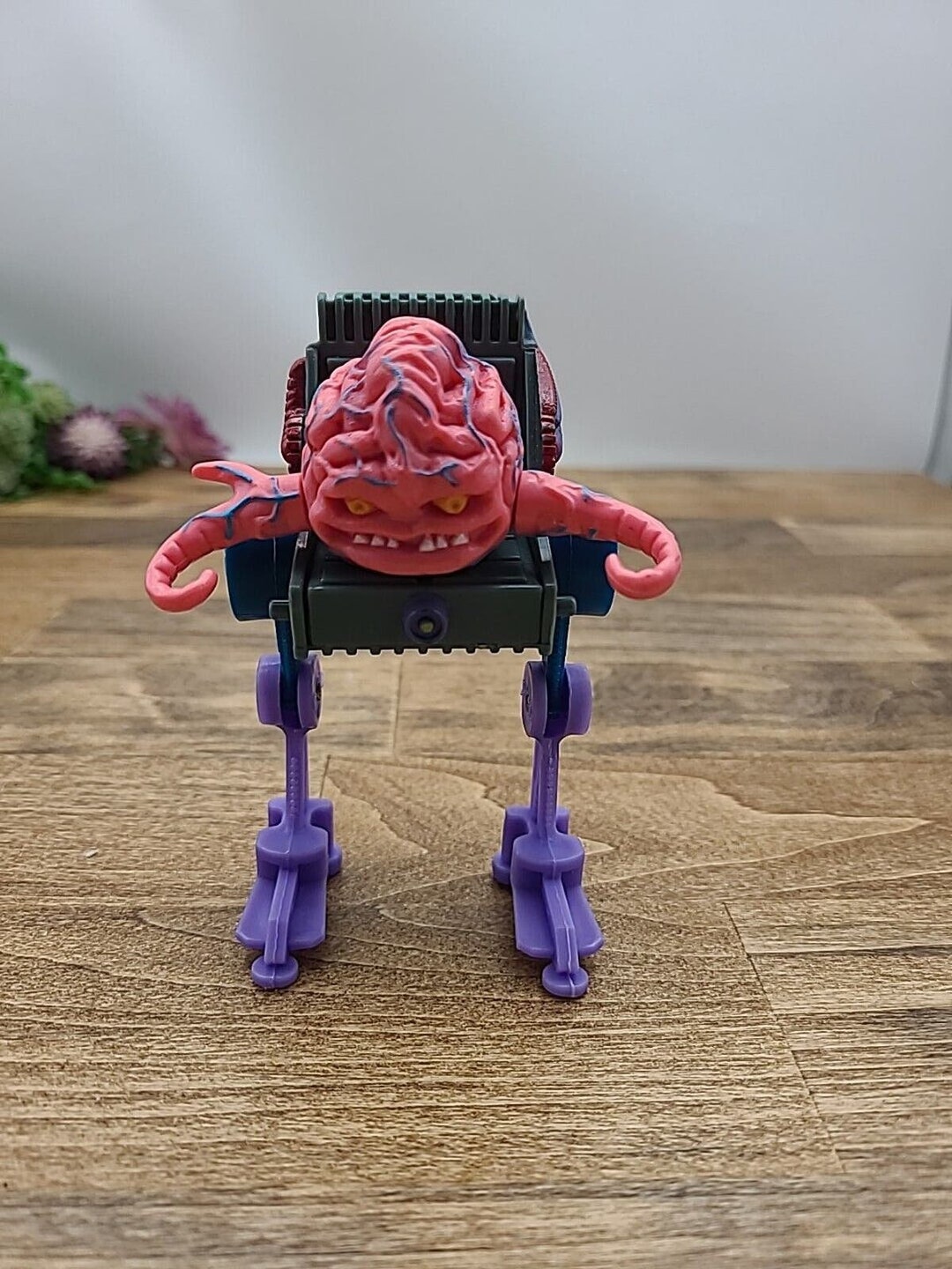 Vintage TMNT Krang Brain Figure 1989 Playmates Teenage Mutant Ninja ...