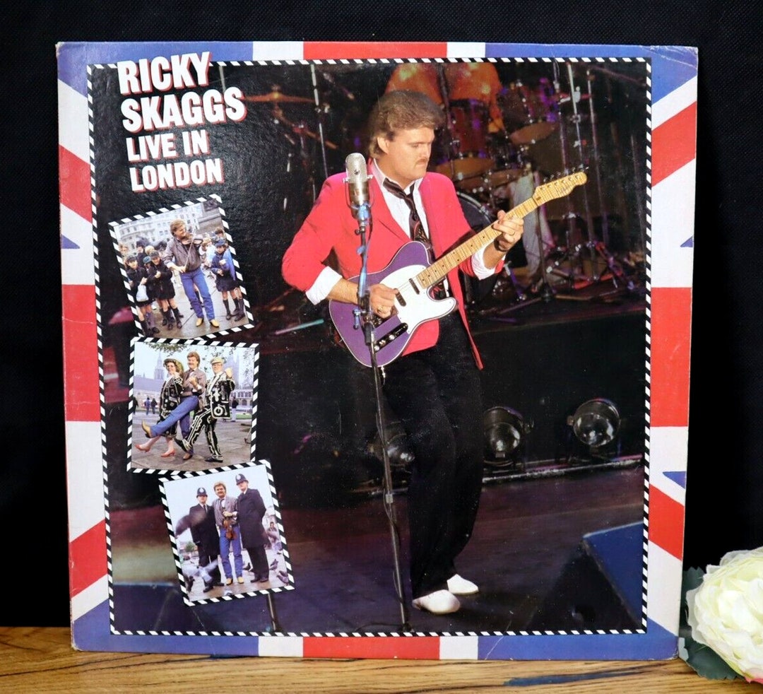 Ricky Skaggs Live in London Vinyl LP Record Album 1985 Country ...
