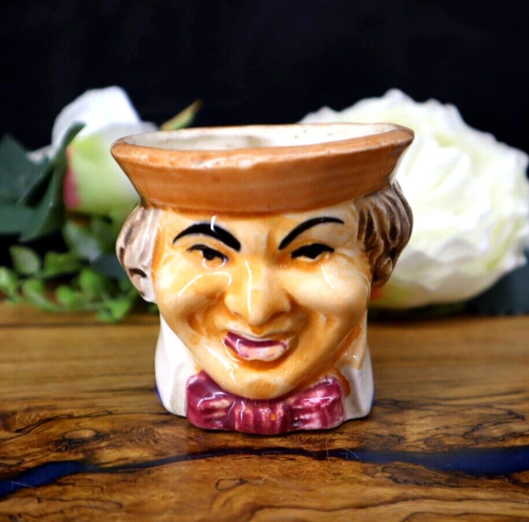 Vintage Toby Mug Colonial Man Face Vintage Made in Japan Small Mug ...