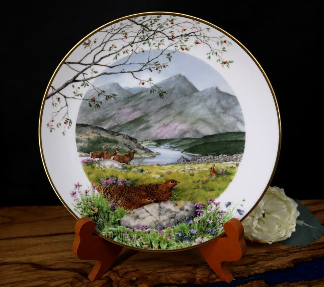 1979 Peter Barrett Franklin Porcelain Plate September on the Moors NEW ...
