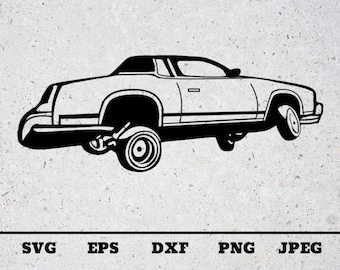 Classic car SVG, Lowrider, Vector Designs for Cricut, Clipart ...