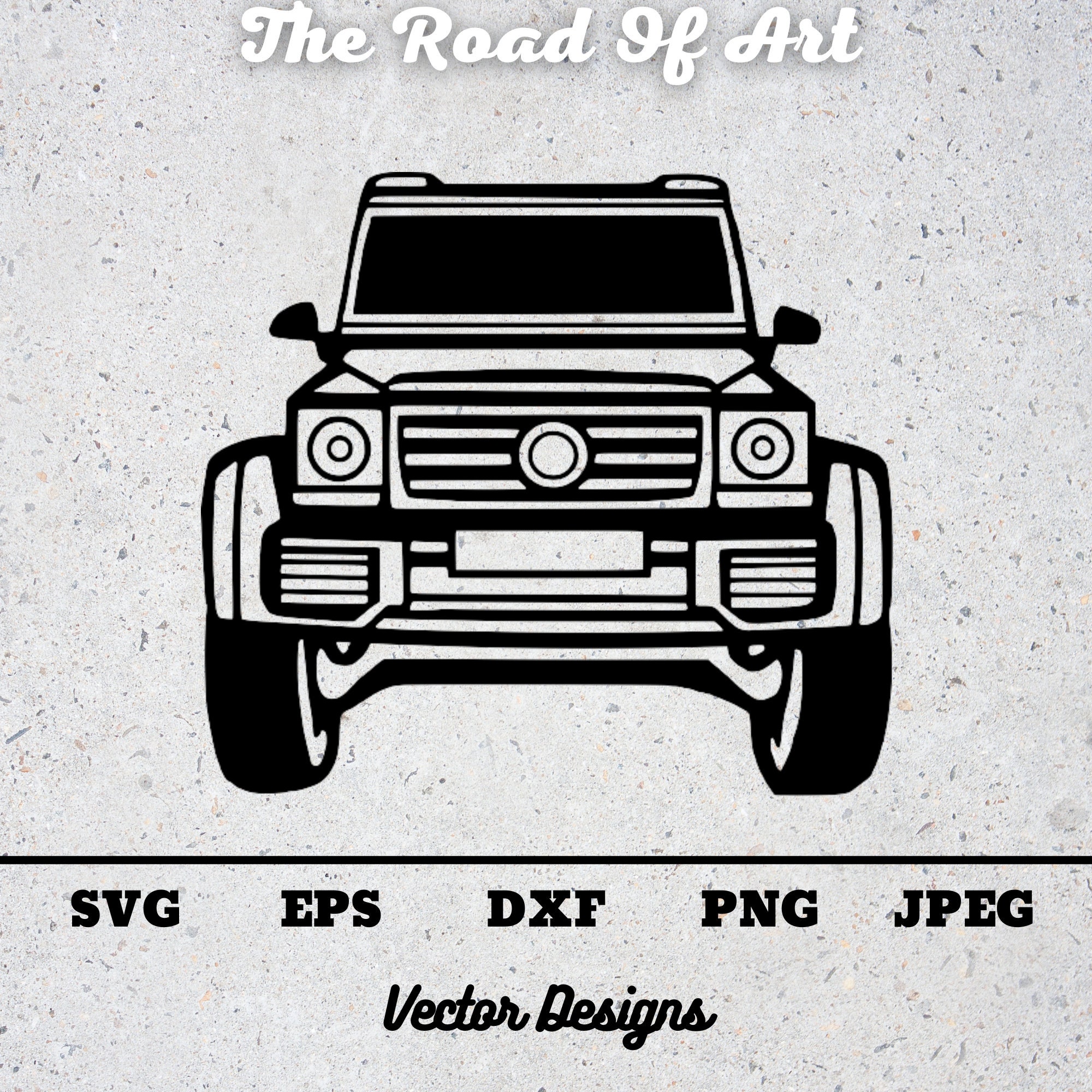 4x4 Vehicle SVG File for Cricut & Silhouette Cutting Machines, Instant ...