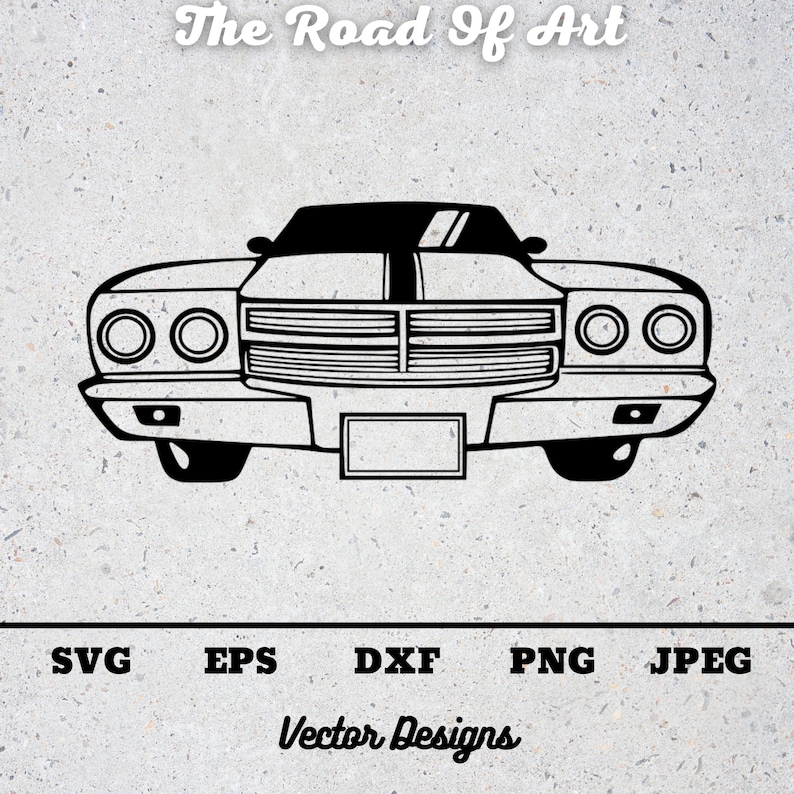 Old car SVG Low rider Vector files for Cricut Silhouette Clipart EPS ...