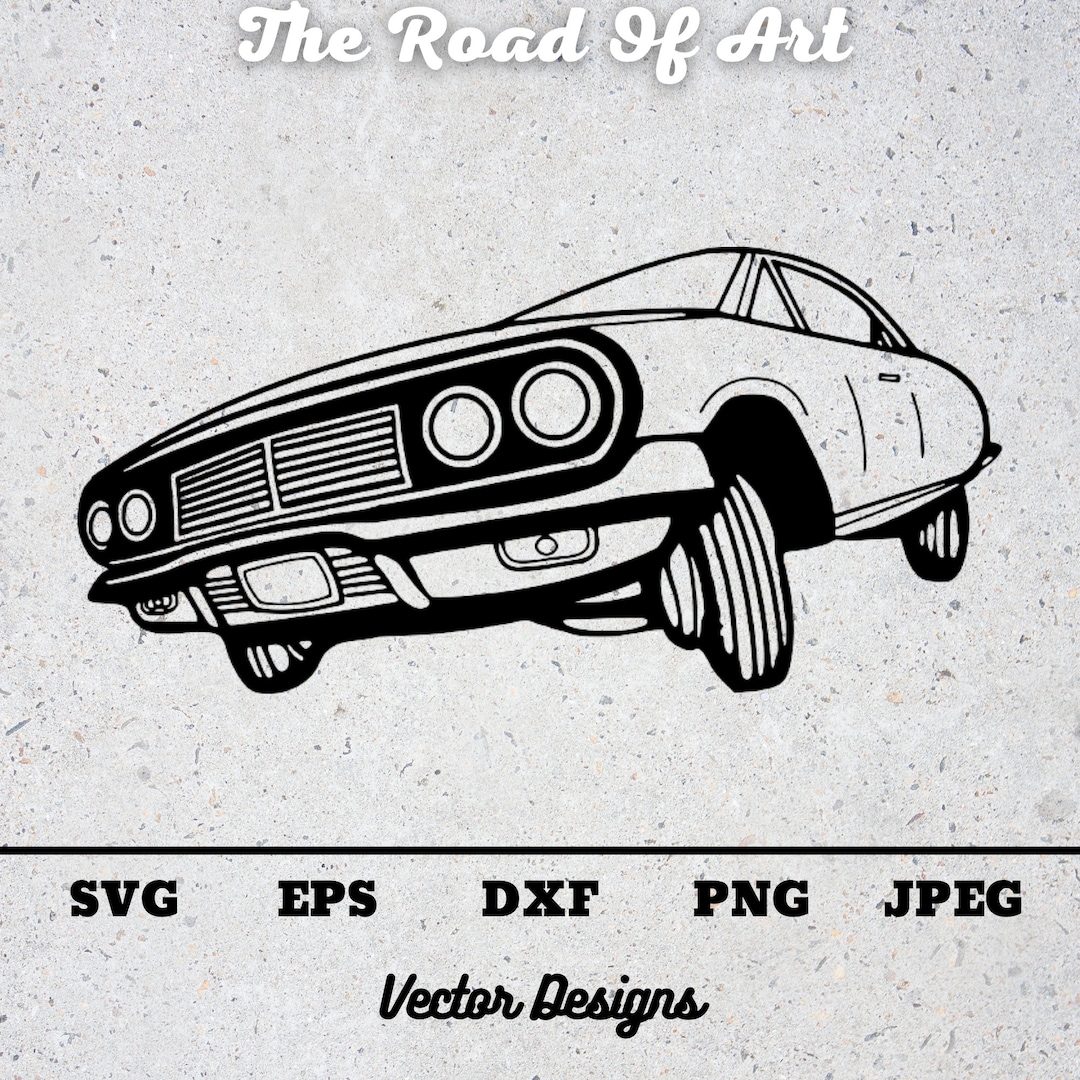 Car SVG Cut Files for Cricut Silhouette Clipart Cutting Machines Vector ...