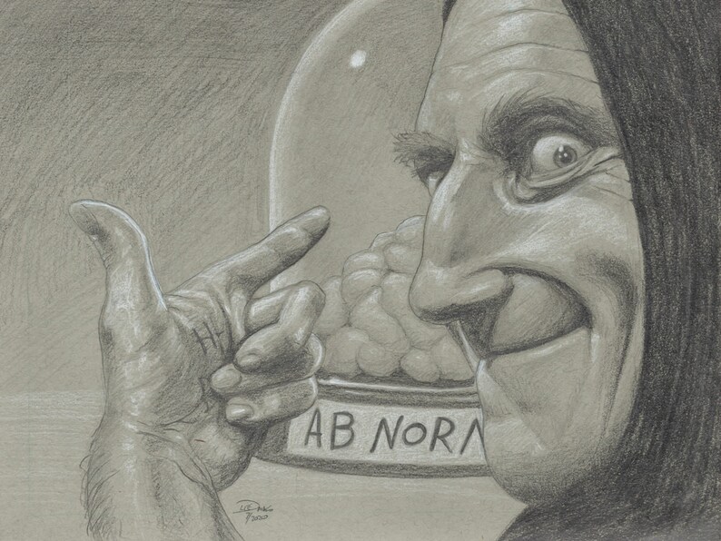 Abby Normal Original Charcoal Drawing From Young Frankenstein Free ...