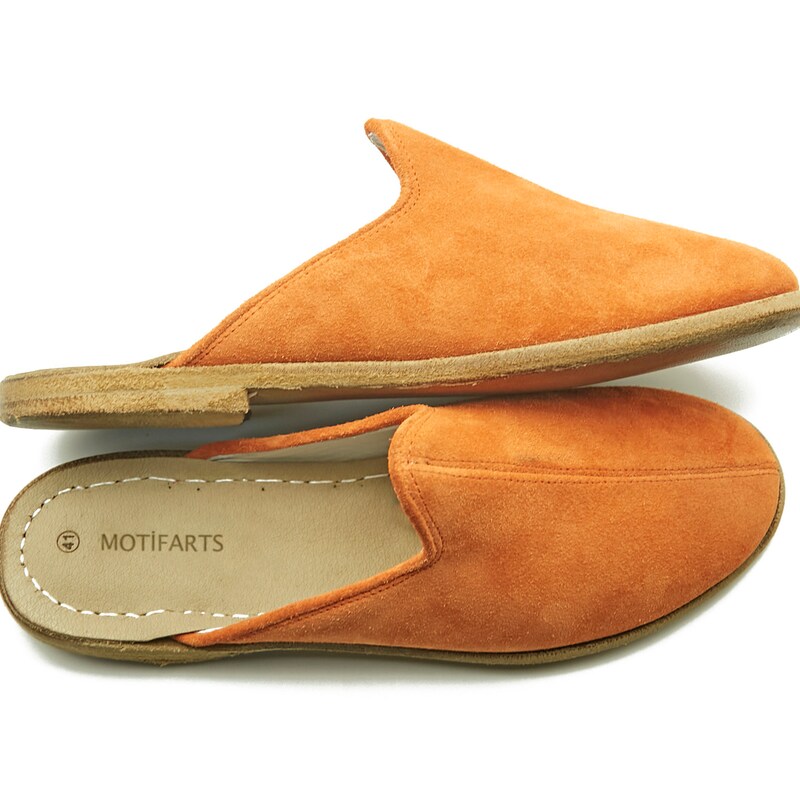 Orange Slippers - Etsy