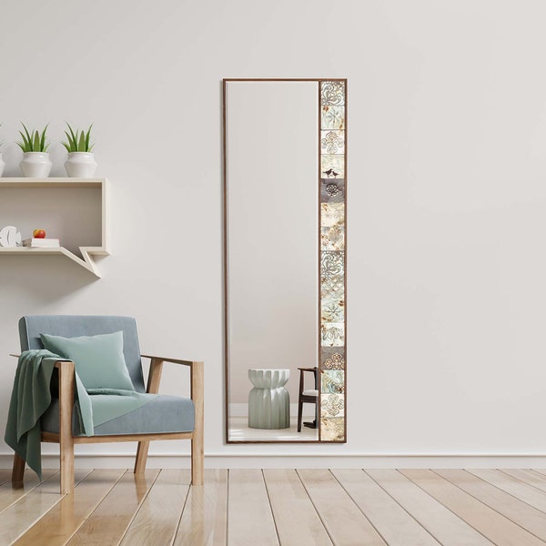 Travertine Mirror - Etsy