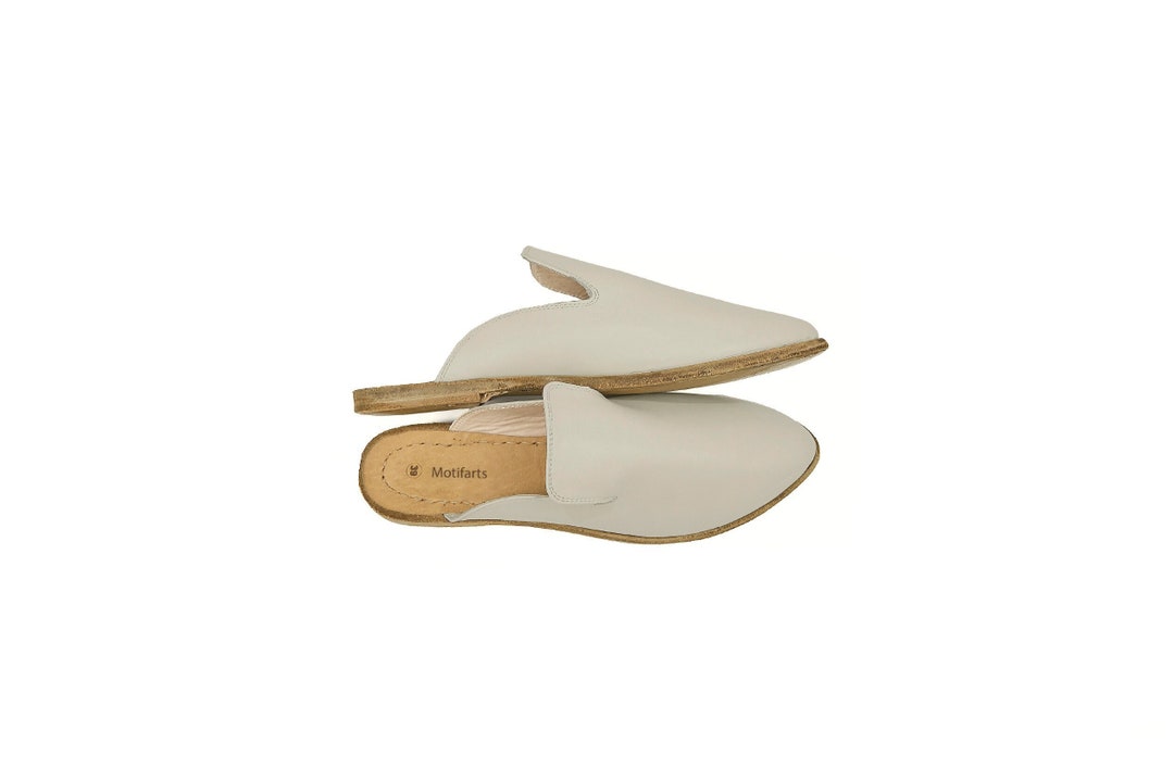 Handmade Leather Pointed Toe Slippers: Wide Toe Box, Zero Drop Sole - Etsy