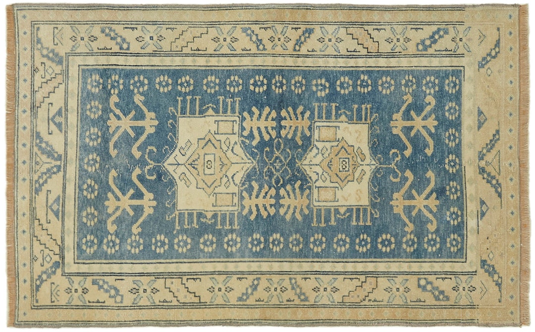 3x5 Area Rug / Small Size Rug / Vintage Rug / Turkish Rug / Anatolian ...