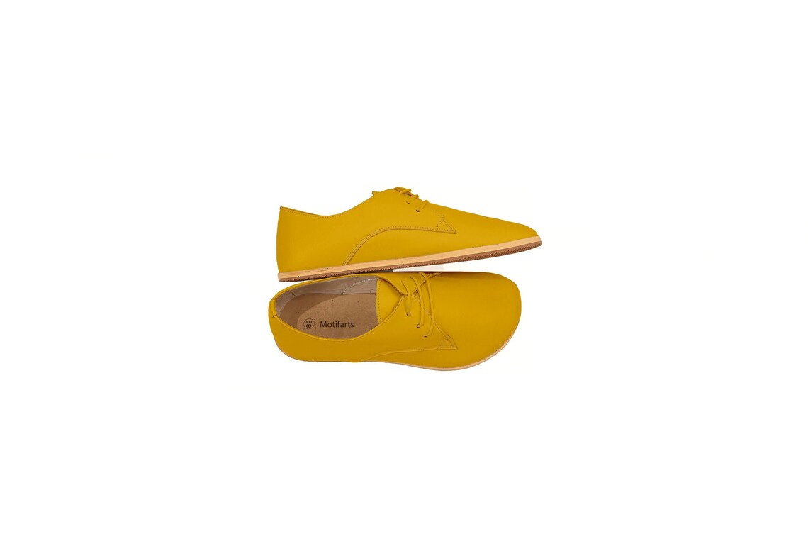 Handmade Leather Barefoot Shoes: Women's Zero Drop Oxford Shoes - Etsy