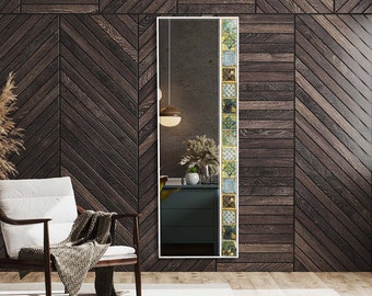 Full Length Mirror Handmade Ethnic Tile Ceramic Stone Large Pier Glass ...