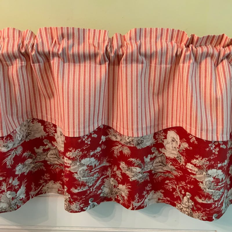 Toile Valance - Etsy