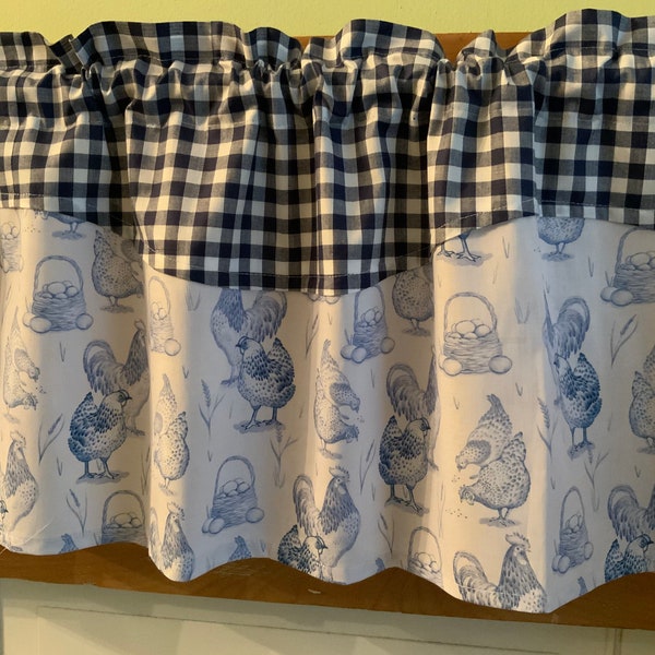 Chicken Valance - Etsy