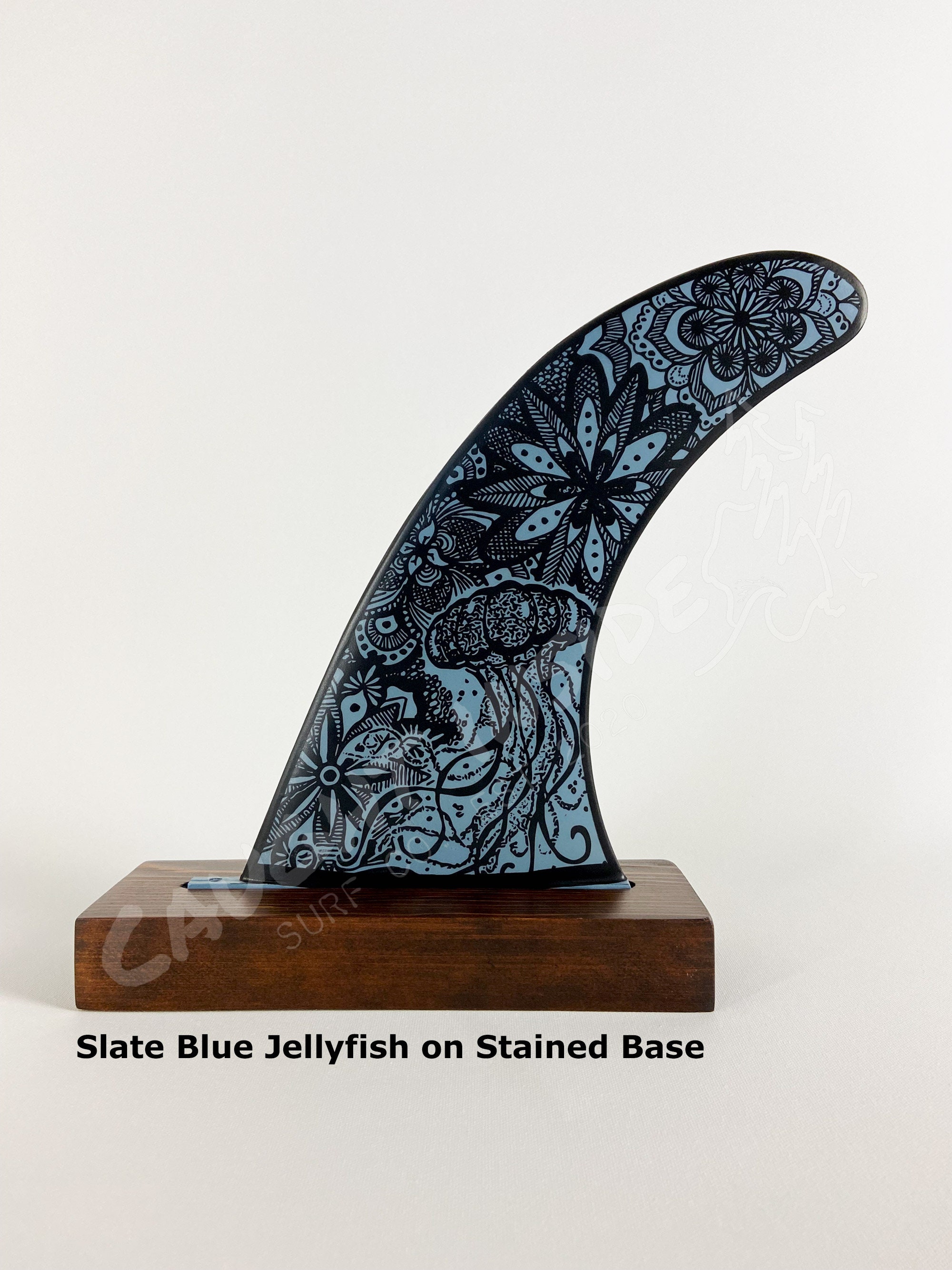 Surfboard Fin Jellyfish Hand Painted Recreation Surf Art - Etsy