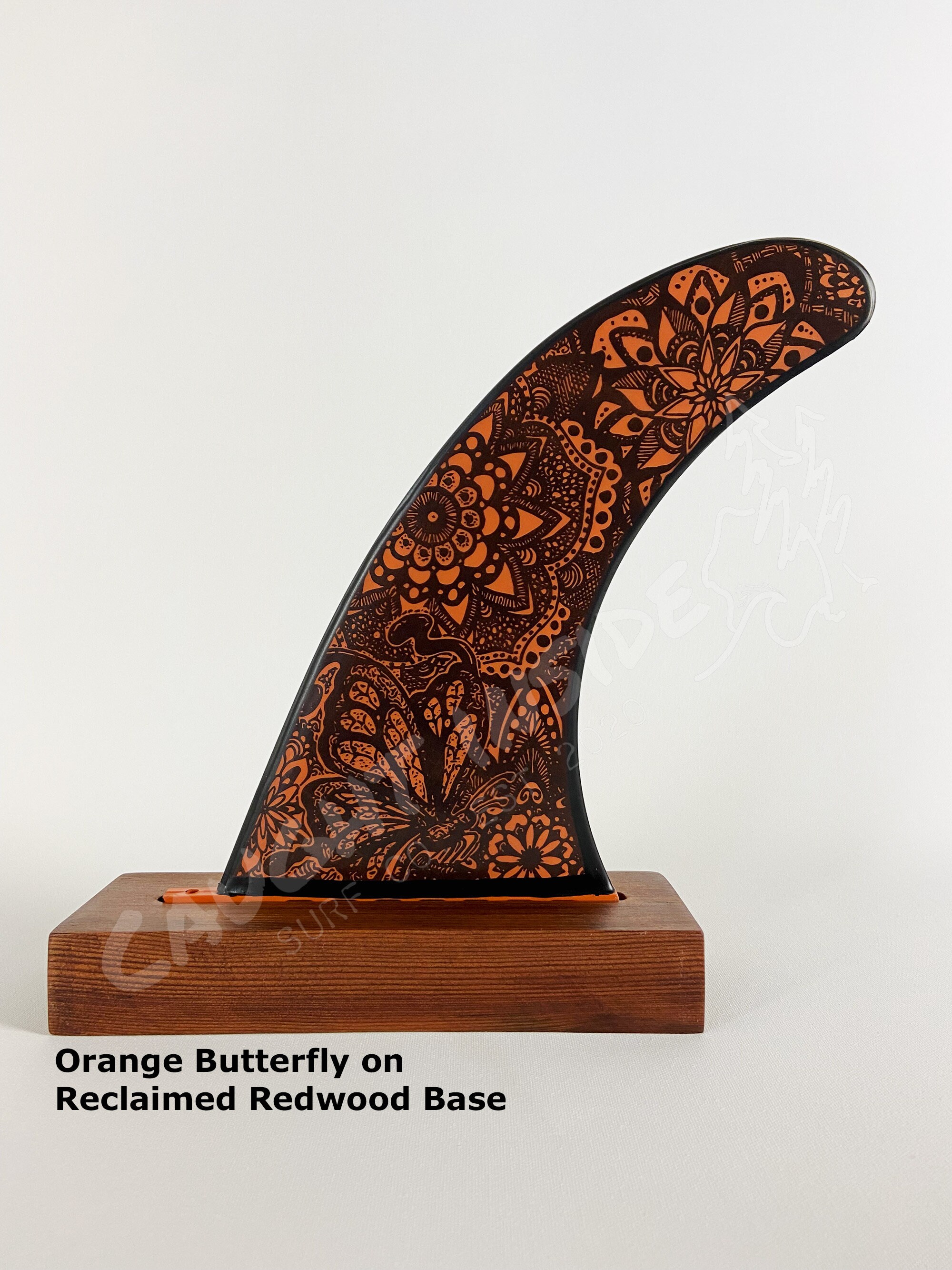 Surfboard Fin, Butterfly, Hand Painted Reproduction - Etsy