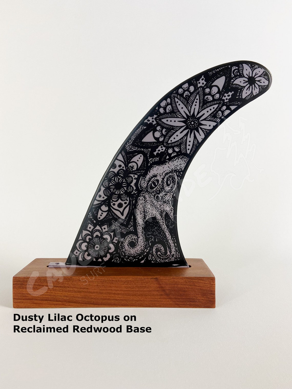 Surfboard Fin, Octopus, Hand Painted Reproduction - Etsy
