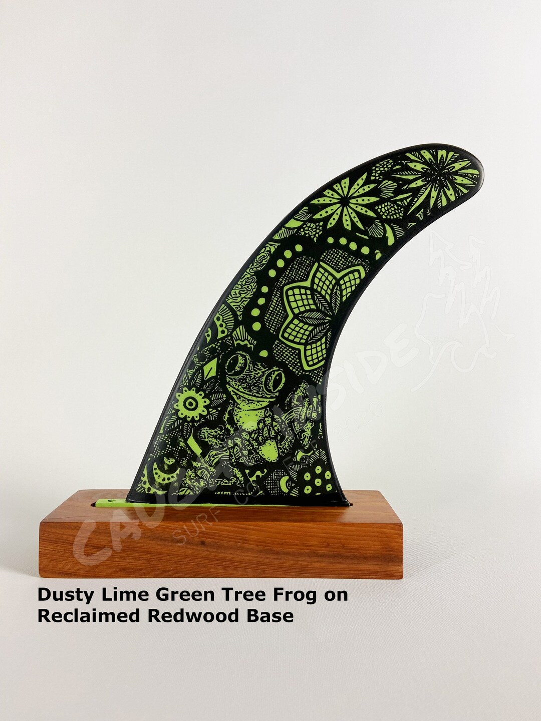 Surfboard Fin, Hand Painted Tree Frog, Reproduction - Etsy